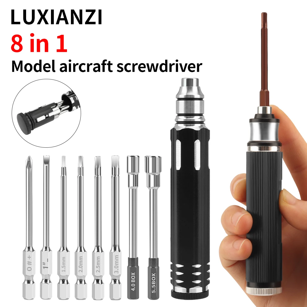 LUXIANZI-4-6-8-In-1-Allen-Hex-Precision-Screwdriver-SetMagnetic-Screw ...