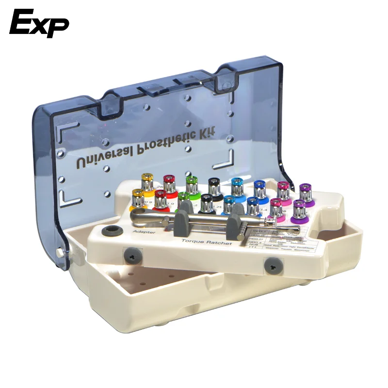 Exp Dental Torque Wrench Tools 15 70NCM Universal Implant 16pcs Torque ...