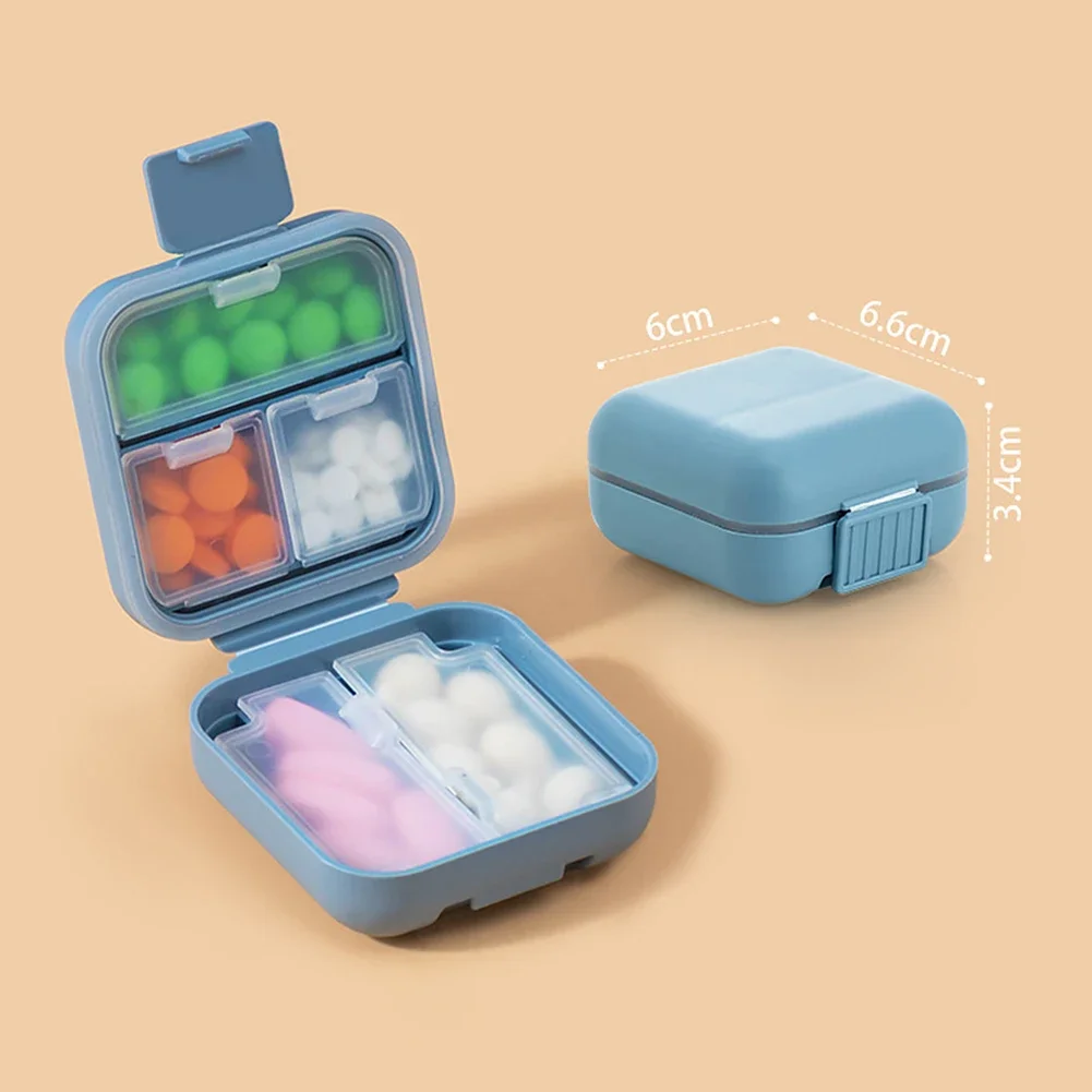 5-8Grid-Organizer-Container-For-Tablets-Travel-Pill-box-With-Seal-Ring ...