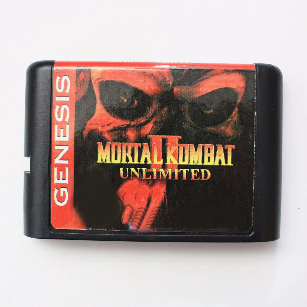 Mortal-Kombat-II-Unlimited-16-Bit-MD-Game-Card-For-Sega-Mega-Drive-For ...