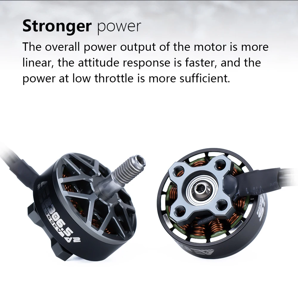 FPVAXISFLYING AE2306.5 V2 Brushless Motor 1860KV 1960KV 6S Compatible ...