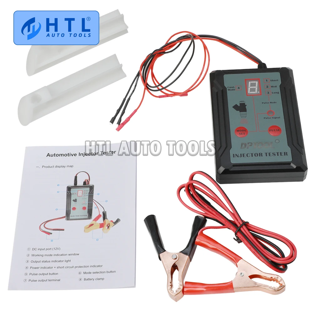Fuel Injector Tester Cleaner 4 Pulse Modes 4 Test Leads DIY Cleaning ...