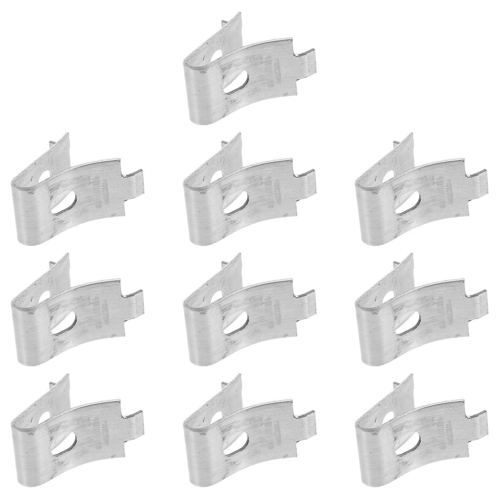 10 Pcs Cabinet Clips Metal Cabinets Pilaster Strip Heavy Duty Shelves ...