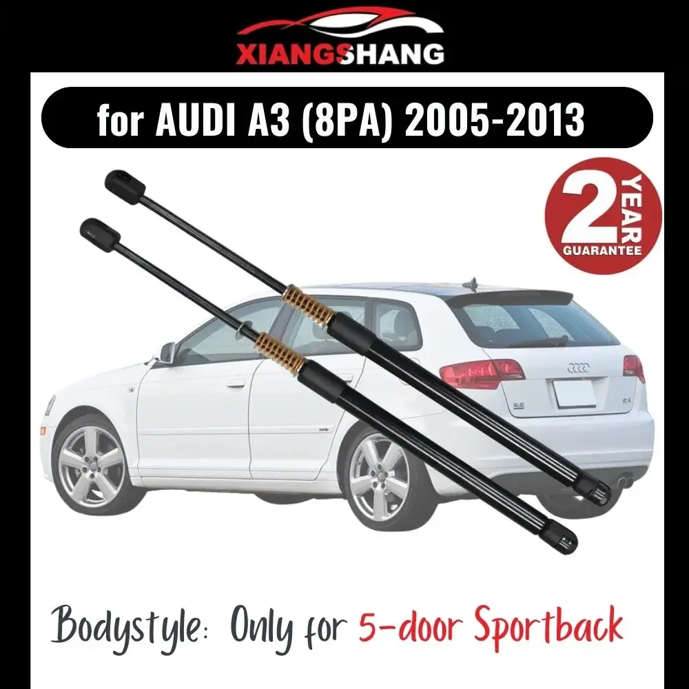2pcs Rear Tailgate Damper for Audi A3/S3/RS3 Sportback (8P) 2004-2013 ...