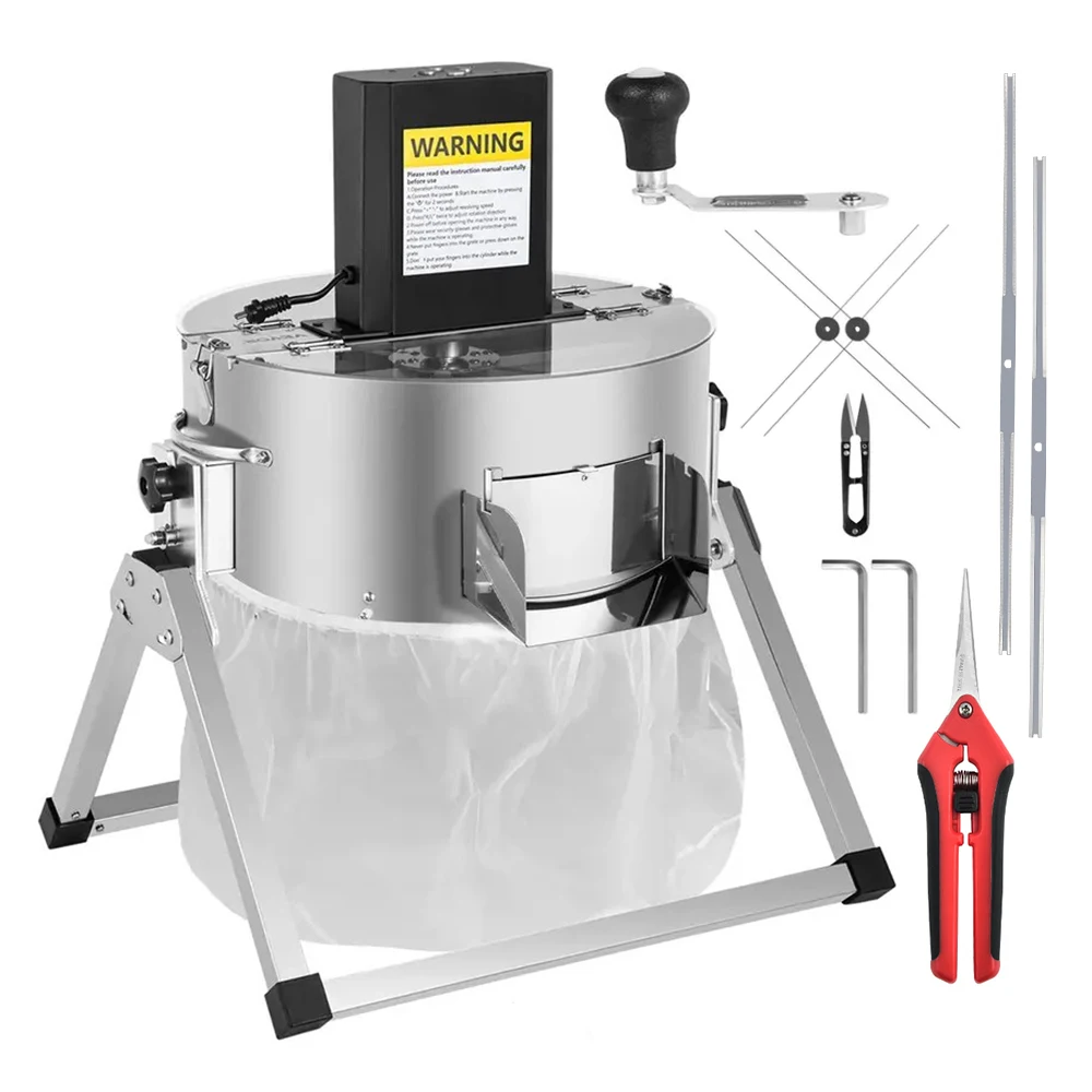 Bud Leaf Trimmer 2 In1 Electric and Manual Hydroponic Dry Wet Cut Plant ...