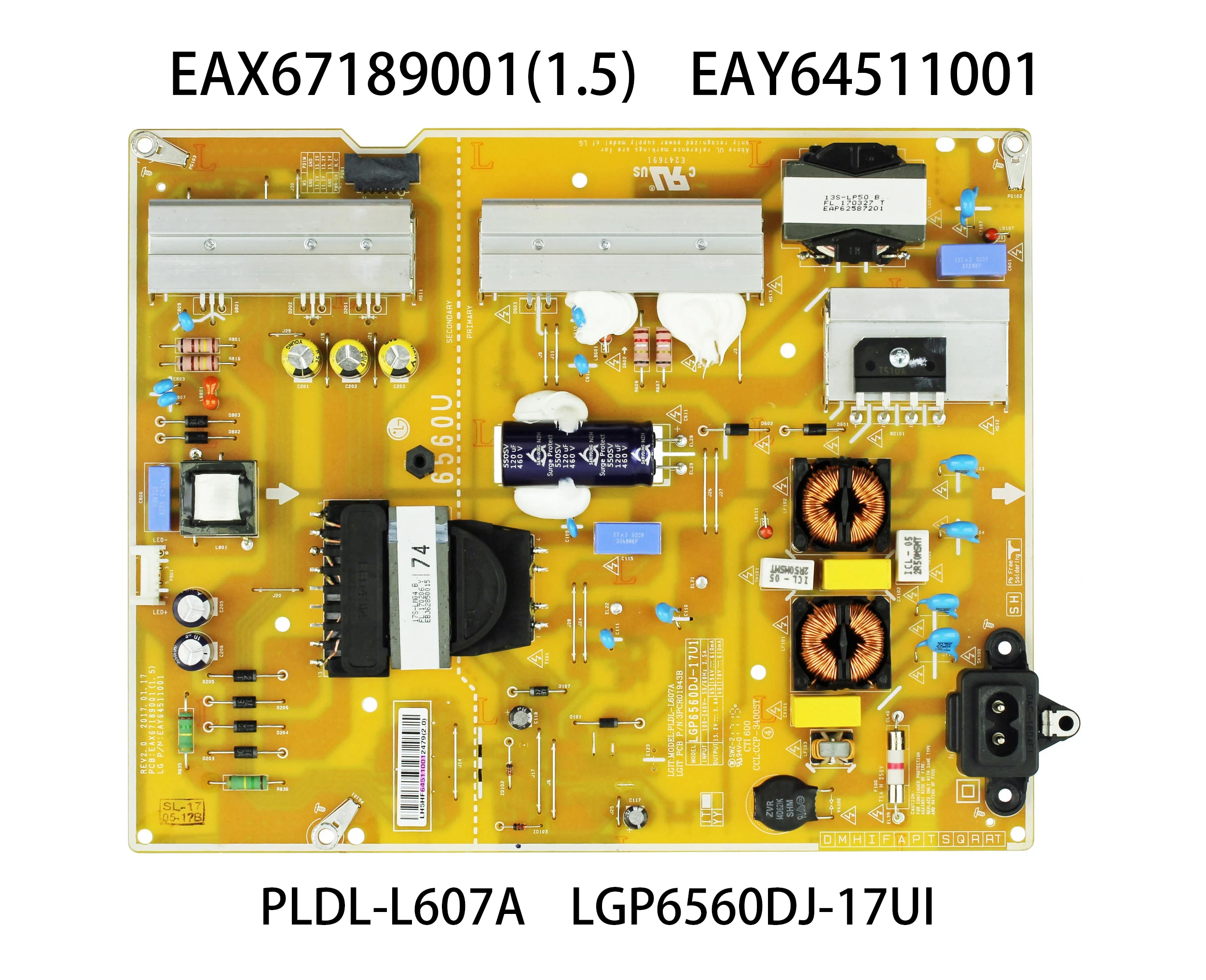 EAX67189001-1-5-EAY64511001-Power-Board-is-for-60UJ6050-UA-60UJ6300-UA ...