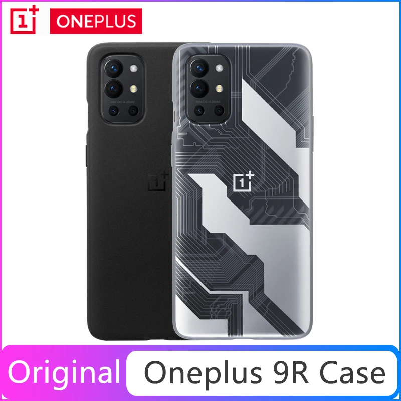 Original-Oneplus-9R-Protective-Case-Sandstone-Black-Magnetic-Circuit-Hard-shell-Official ...