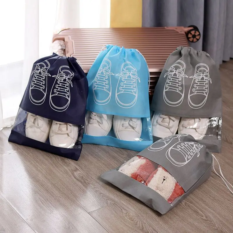 Shoe-Storage-Bag-With-Thickened-Non-woven-Fabric-Strap-Mouth-Large ...