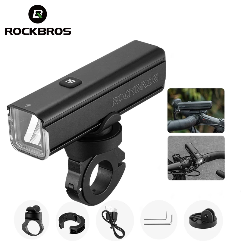 ROCKBROS Bicycle Light 1000LM 4500mAh Bike Light IPX6 Flashlight ...