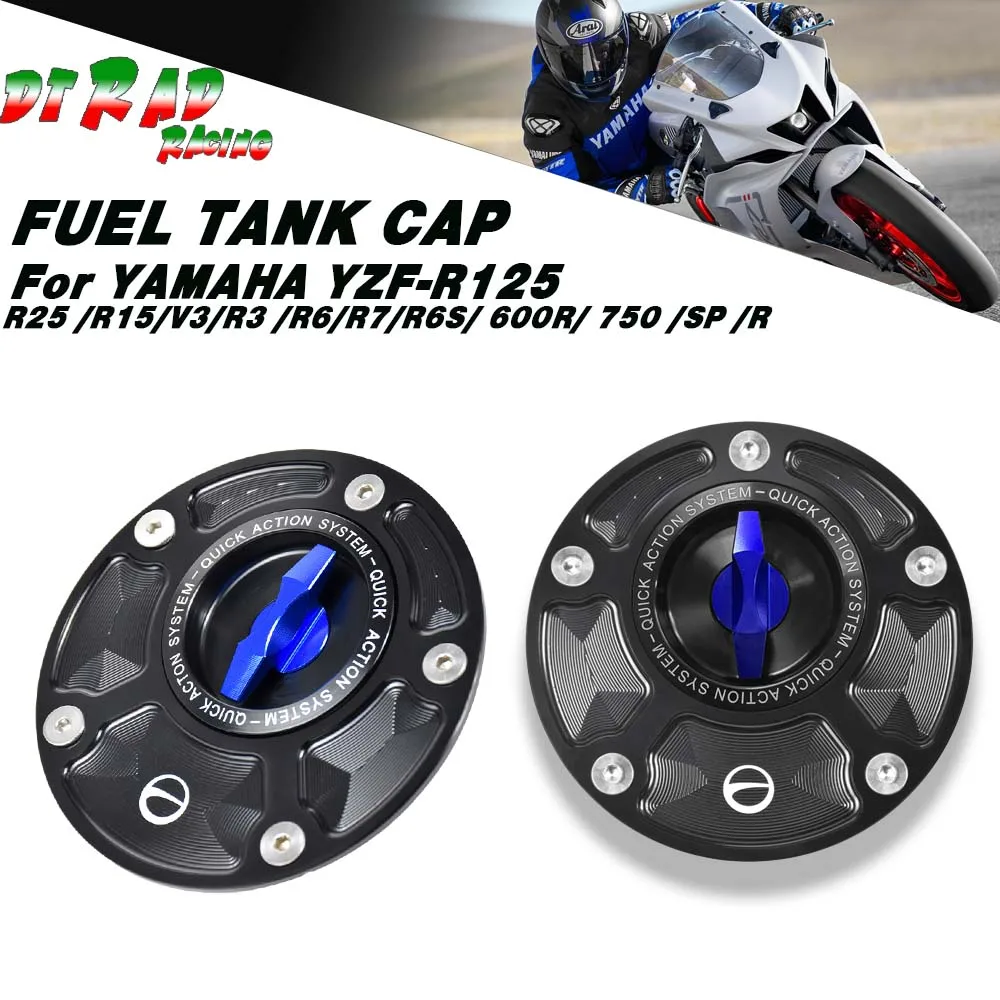 Motorcycle-Gasoline-Tank-Cap-For-YAMAHA-YZF-R125-R25-R15-V3-R3-R6-R7 ...