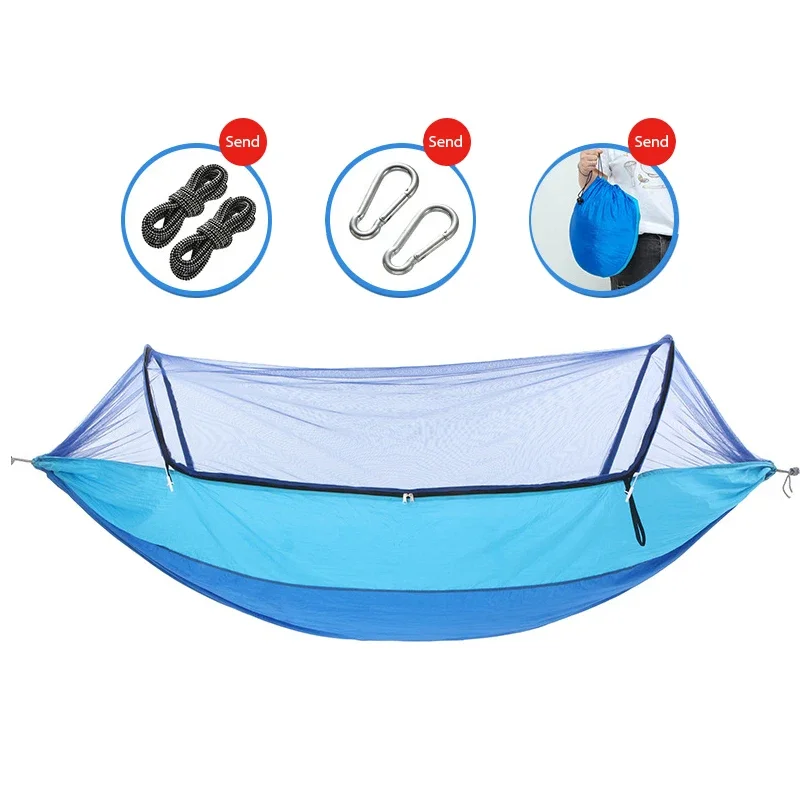 Automatic-Quick-opening-Mosquito-Net-Hammock-Outdoor-Camping-Pole ...