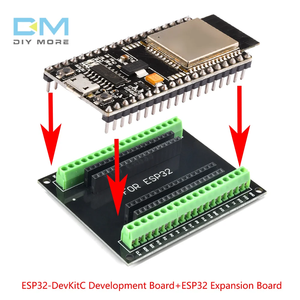 Esp32 Devkitc Development Board Universal Wifi Bt Ble Mcu Module Esp32 Wroom 32e With Ch340 For