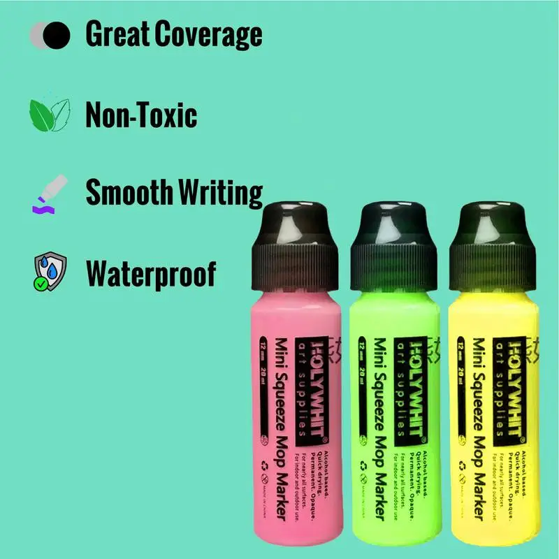 Mop-Graffiti-Marker-12mm-20ml-Chisel-Tip-Acrylic-Paint-Marker ...