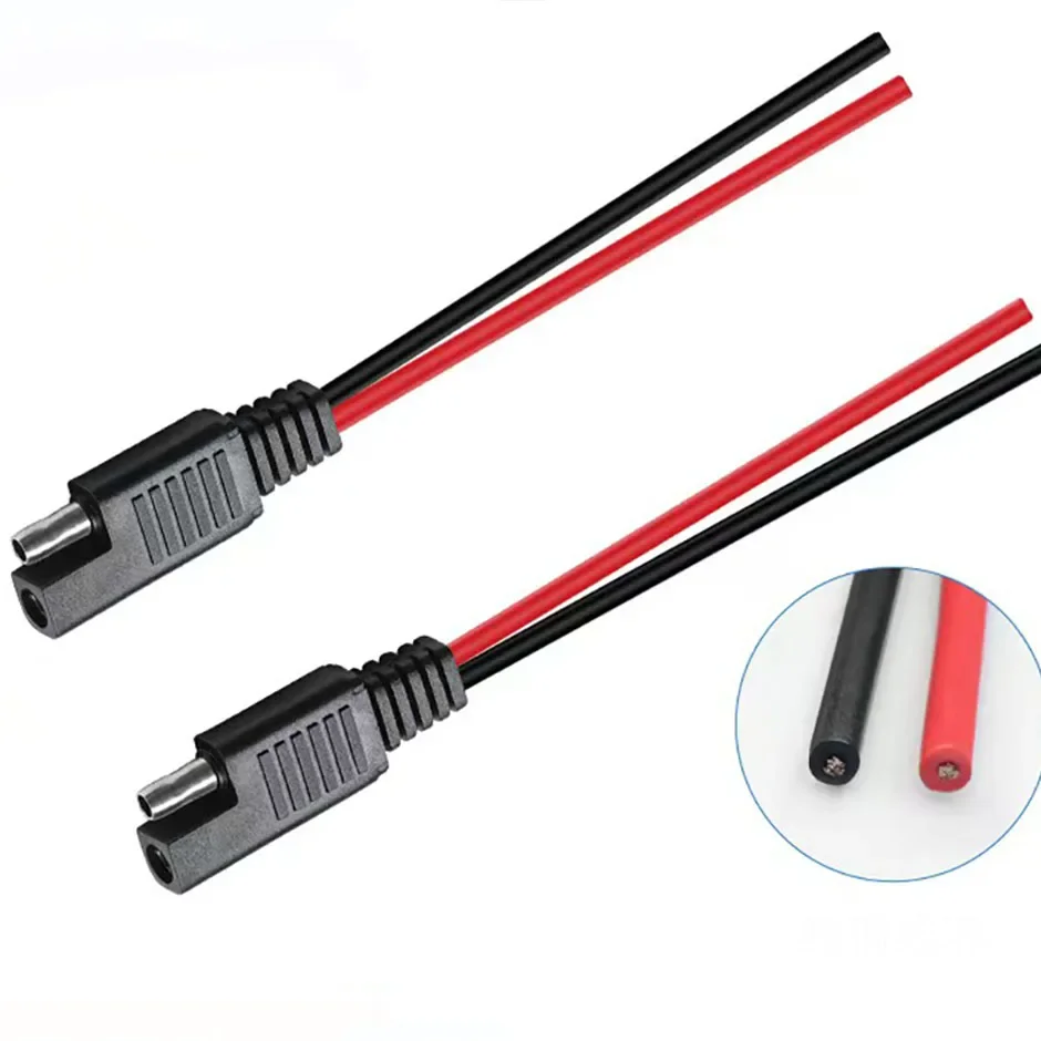 SAE Connector Extension Cable SAE Quick Connector Disconnect Plug Power ...