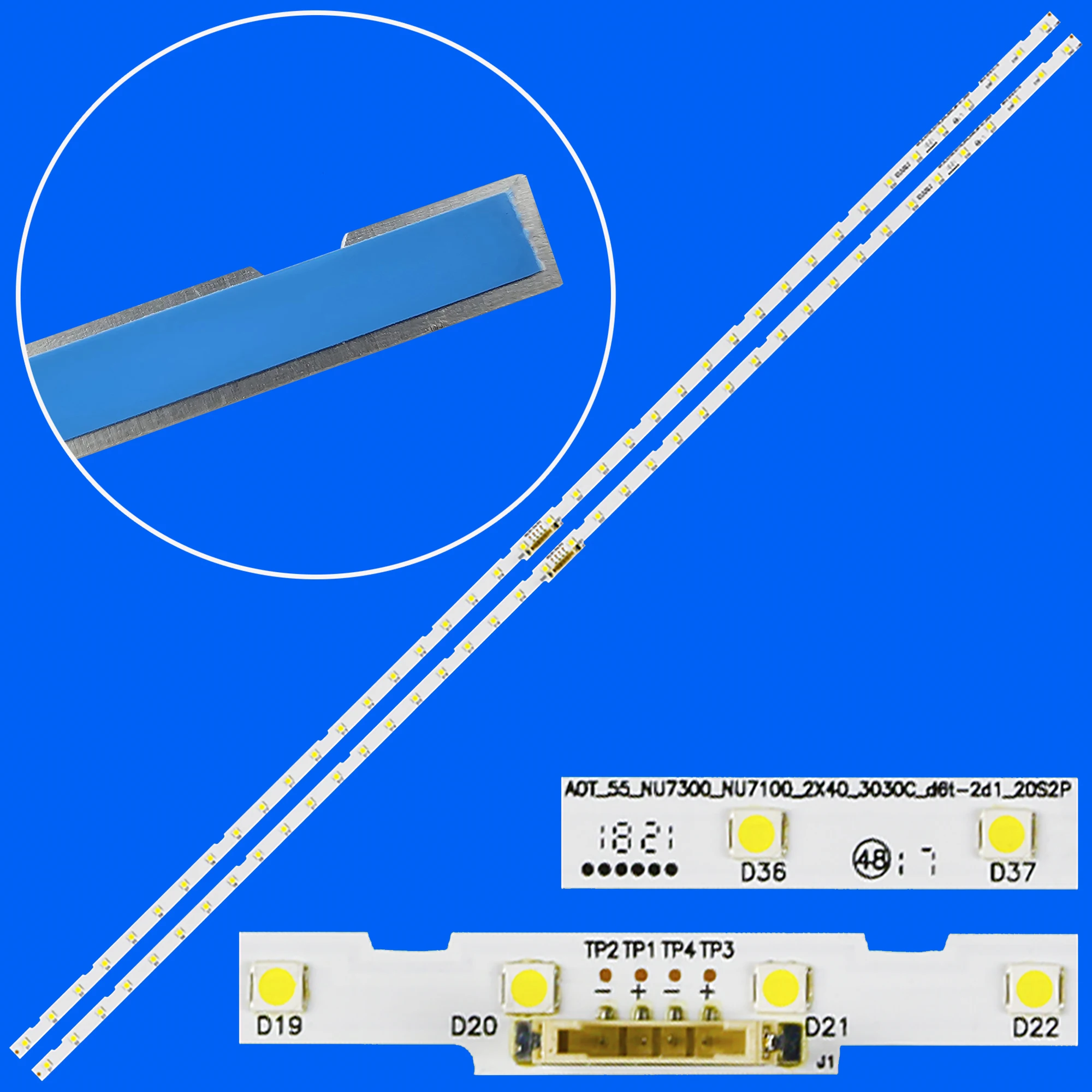 LED-backlight-strip-For-UE55NU6025K-UE55NU7020K-UE55NU7020W-UE55NU7450S ...