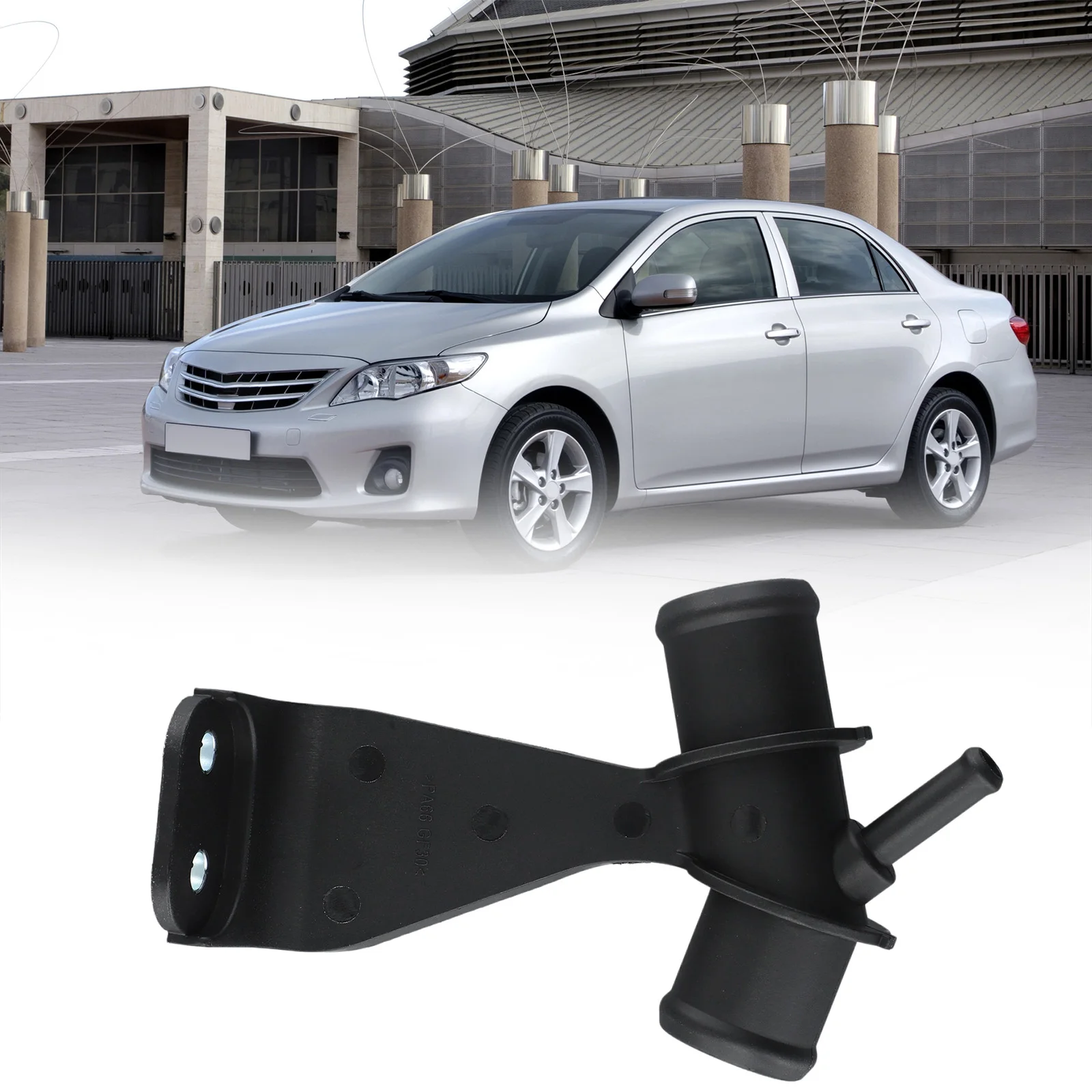 Car-Aluminium-Engine-Radiator-Coolant-Water-Outlet-Pipe-Fit-For-Toyota ...