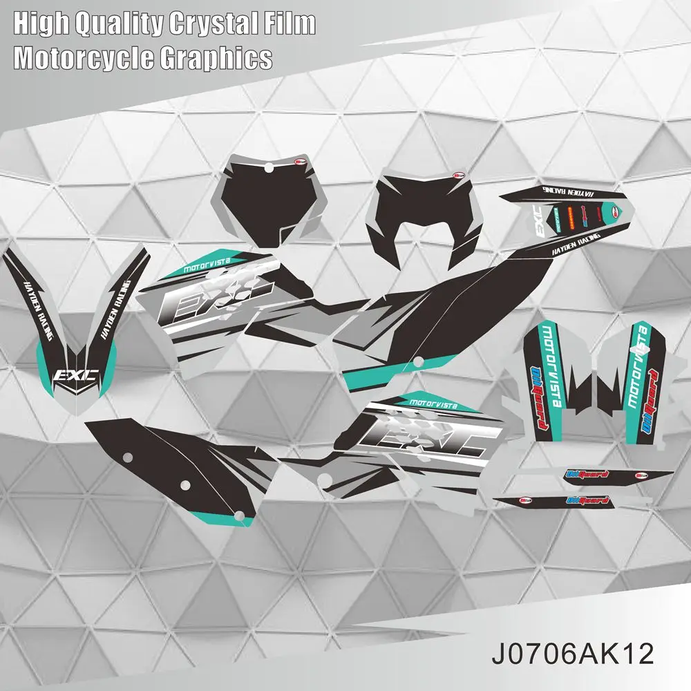 For KTM EXC EXC-F 125 250 300 450 530 2008 2009 2010 2011 Full Graphics ...