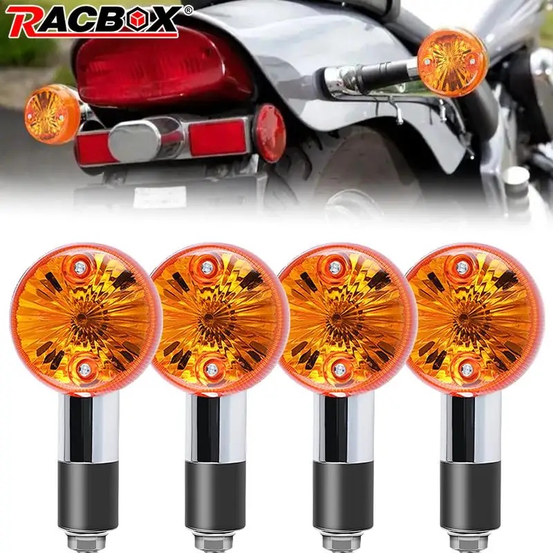 Motorcycle-Turn-Signal-Lights-Yellow-12V-Sidemarker-Lamp-Waterproof ...