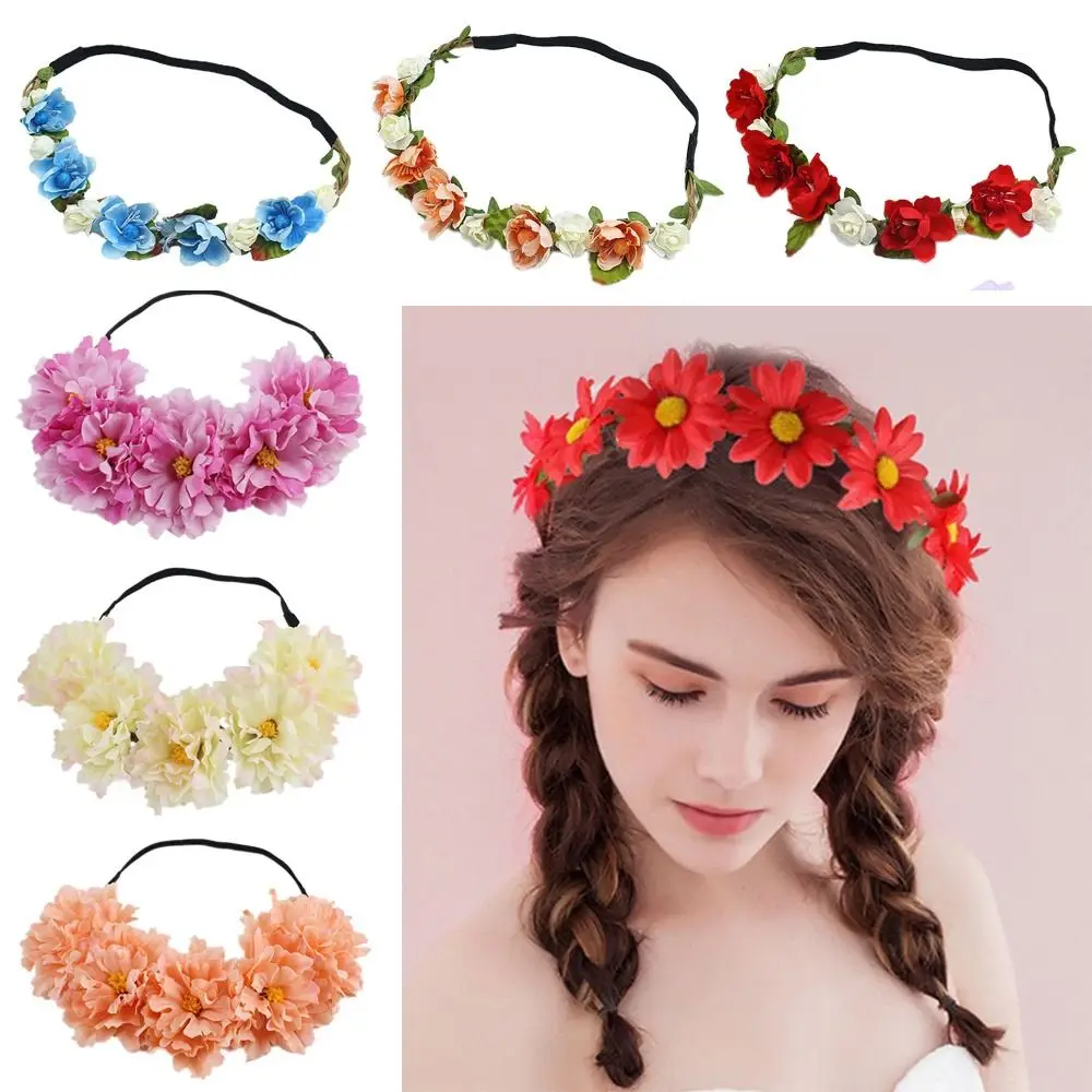 Women-Head-Hoop-Hair-Accessories-Wedding-Party-Bridal-Flowers-Headband ...