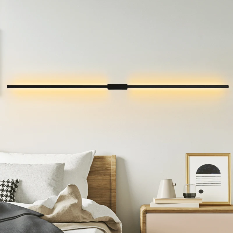 Indoor LED long wall lamp Nordic style Long LED Wall Light Home ...