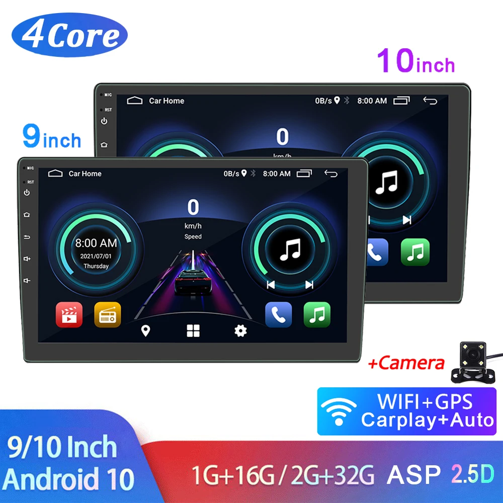 Car-Radio-2G-32G-Carplay-Autoradio-Android-10-2-Din-9-10-Universal-WIFI ...