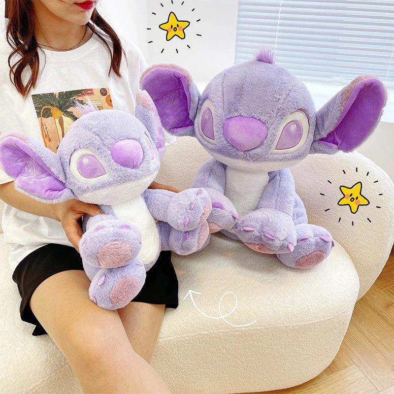 New Kawaii Disney Lilo And Stitch Purple Plush Plushie Valentine Cute ...
