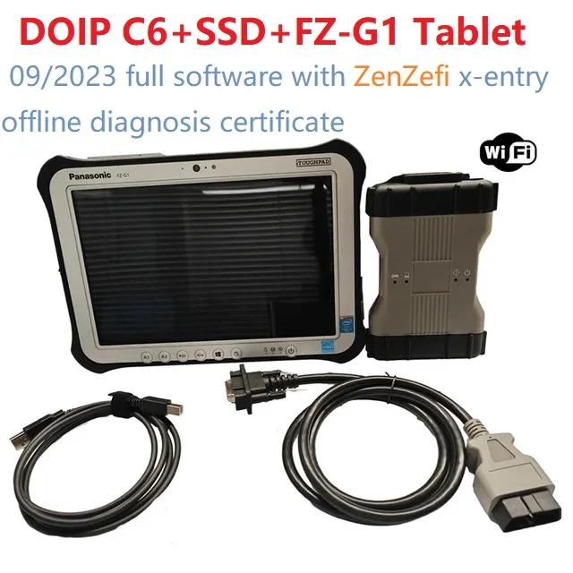 09-2023-Mb-Star-C6-WIFI-DOIP-with-Tablet-FZ-G1-and-Full-xentry-Software ...