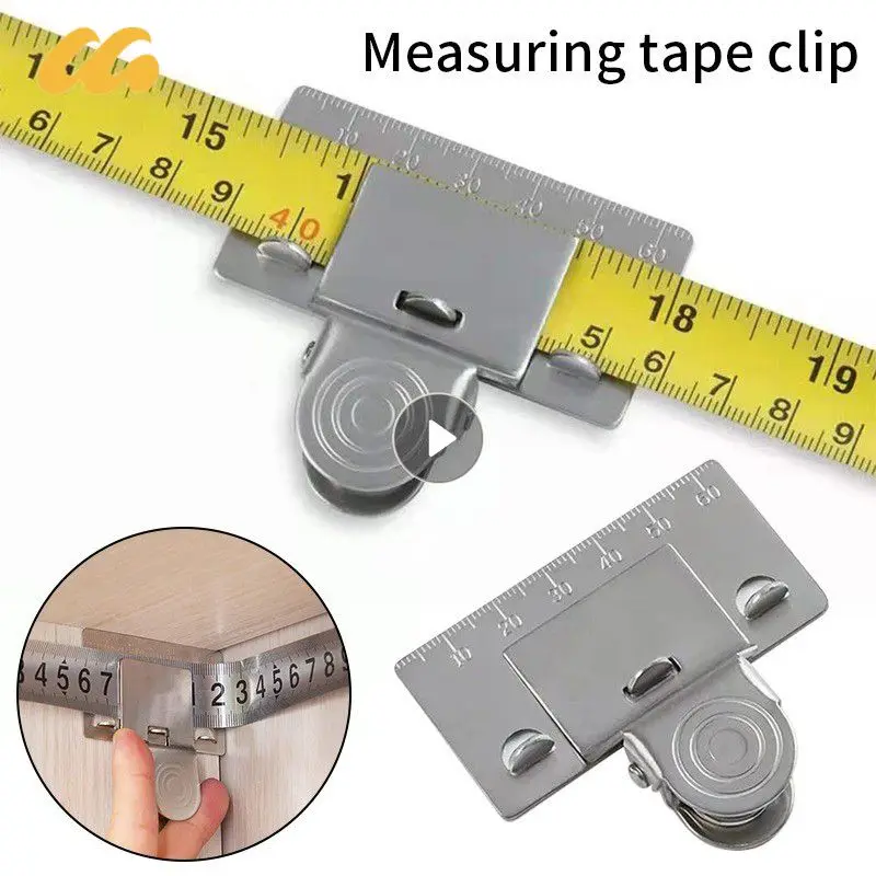 Woodworking-Tape-Measure-Locator-Clip-Holder-Metal-Tape-Measure-Locator ...