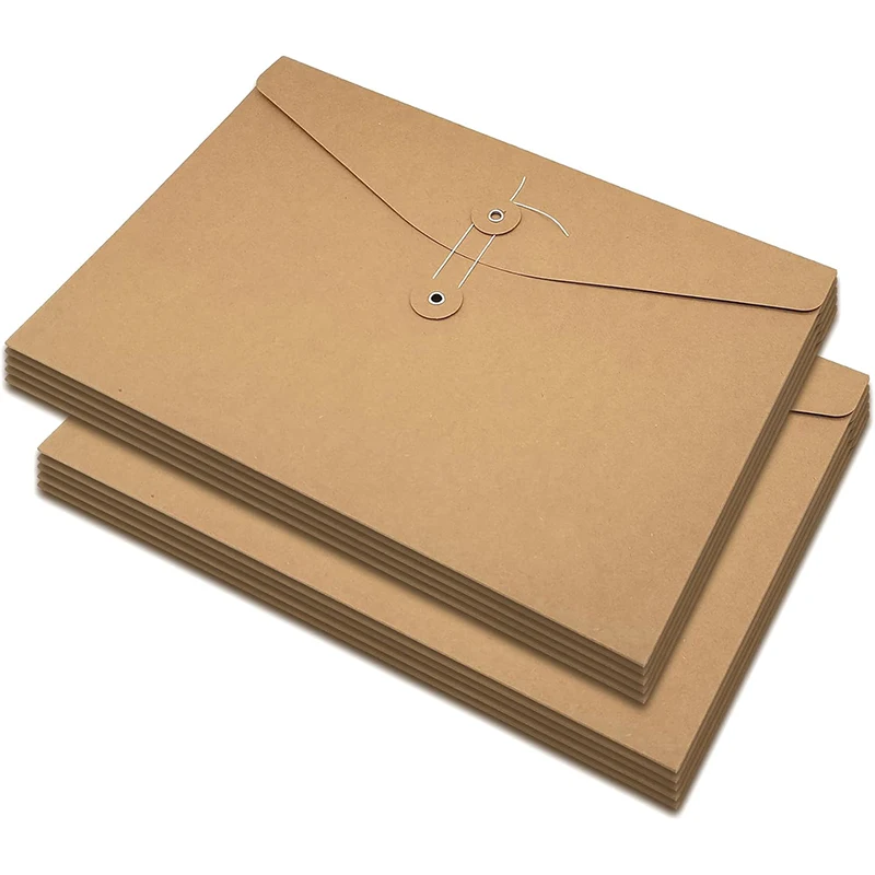 Carpeta-de-archivos-Kraft-con-bolsillos-para-proyectos-organizador-de ...