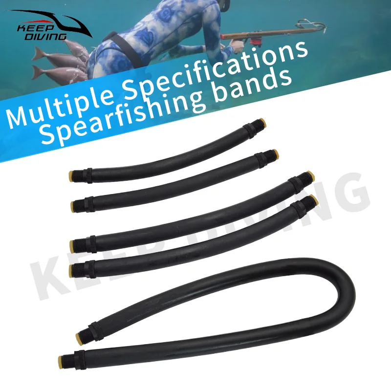3×16mm Natural Latex Euro Style Spearfishing Rubber Bands Scuba Diving ...