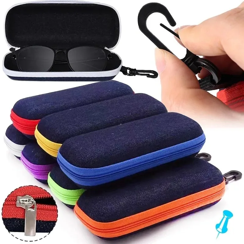 Zip-Glasses-Case-Hook-Style-Anti-Pressure-Eyeglasses-Box-Zipper ...