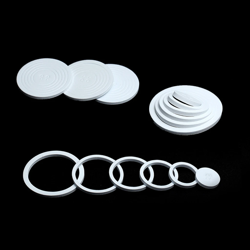 50PCS-White-EVA-Pad-Coin-Collection-Foam-Gasket-20-25-30-35-40-46mm ...