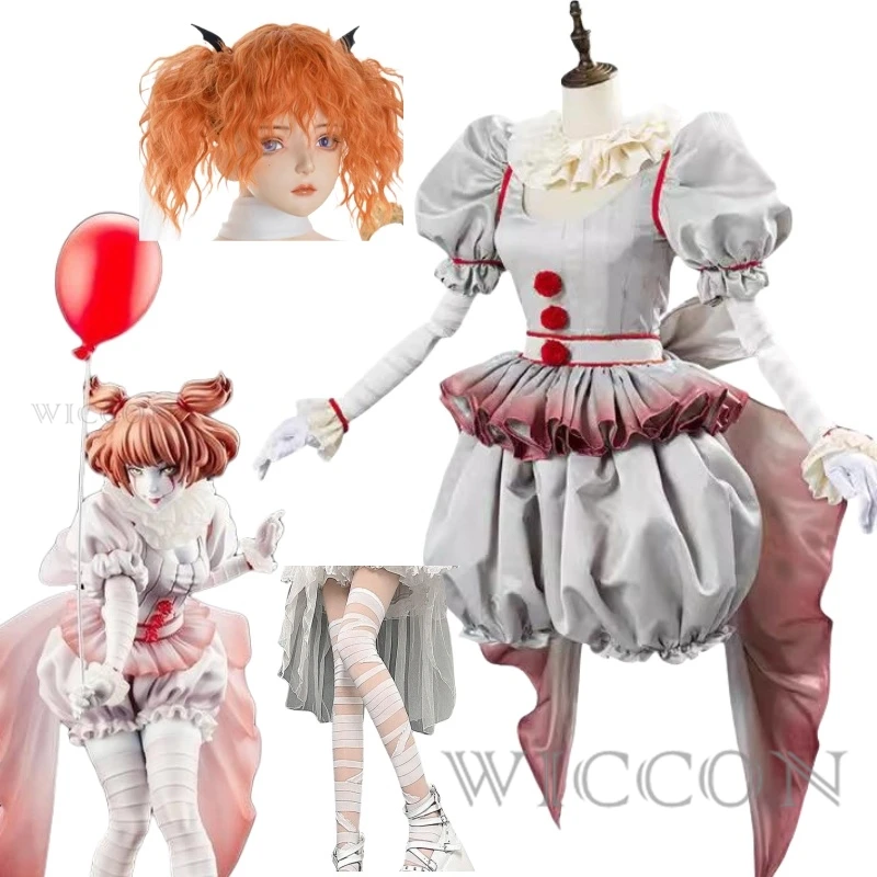 Movie-Clown-Pennywise-Cosplay-Costume-Genderswap-Halloween-Horror ...