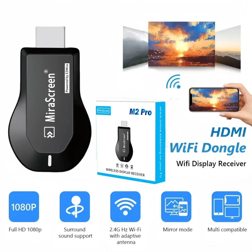 HDMI-Compatible-Audio-Video-Transmitter-Screen-Mirroring-Wireless-1080P ...