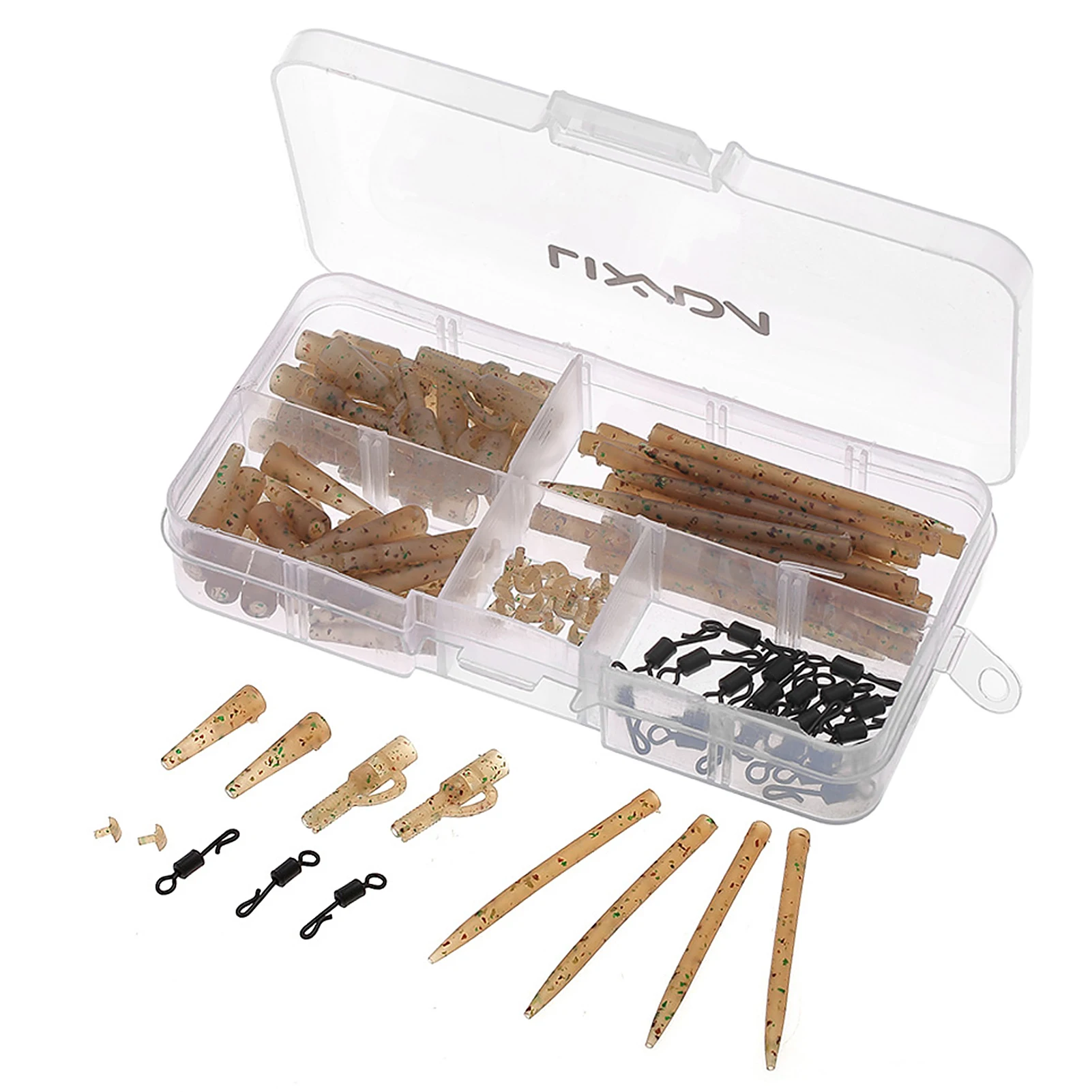 Lixada 100pcs /Set Terminal Carp Fishing Tackle Safety Lead Clips Pins ...