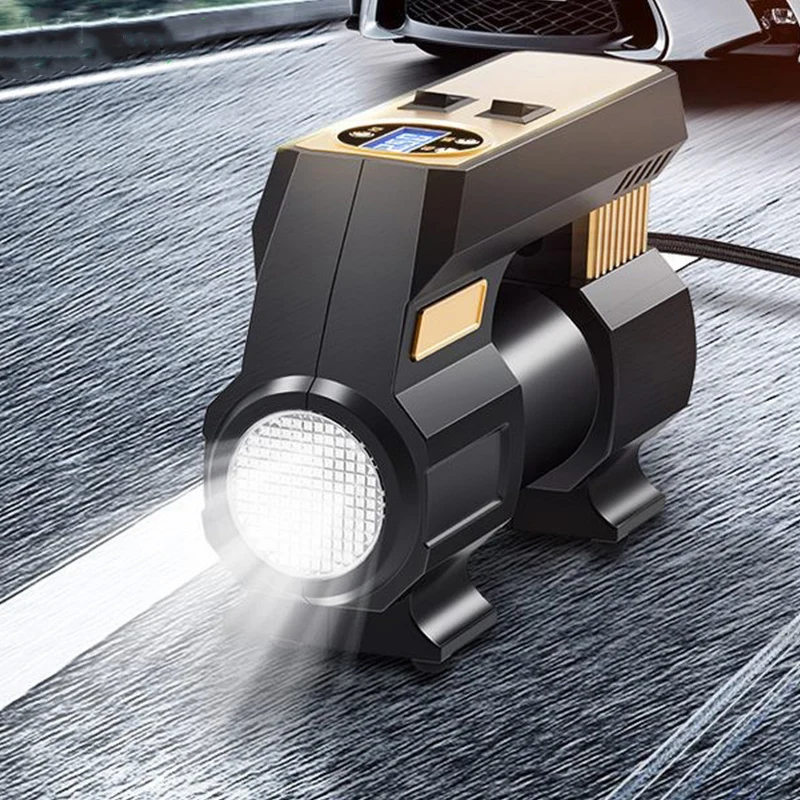 공기압주입기 타이어공기주입기 자동차 차량 12v 휴대용 전기 펌프 타이어 팽창기 압축기 오토바이 자전거 티몬