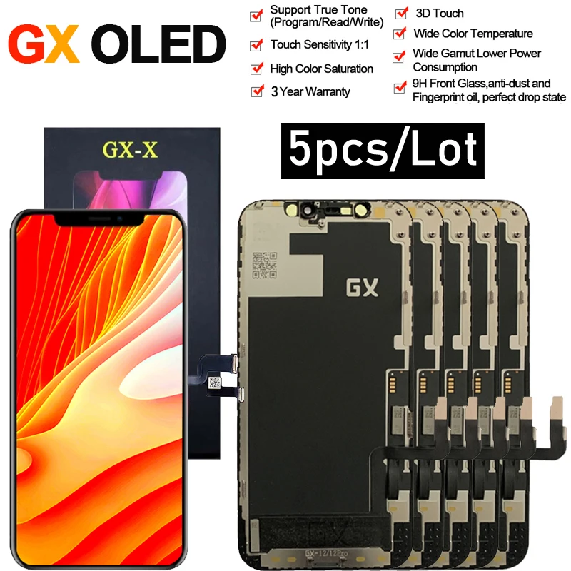Original Oled Gx Lcd Display For Iphone X Xs Xr Xsmax 11 Pro 12 Pro Max 12mini 13 Touch Screen ...