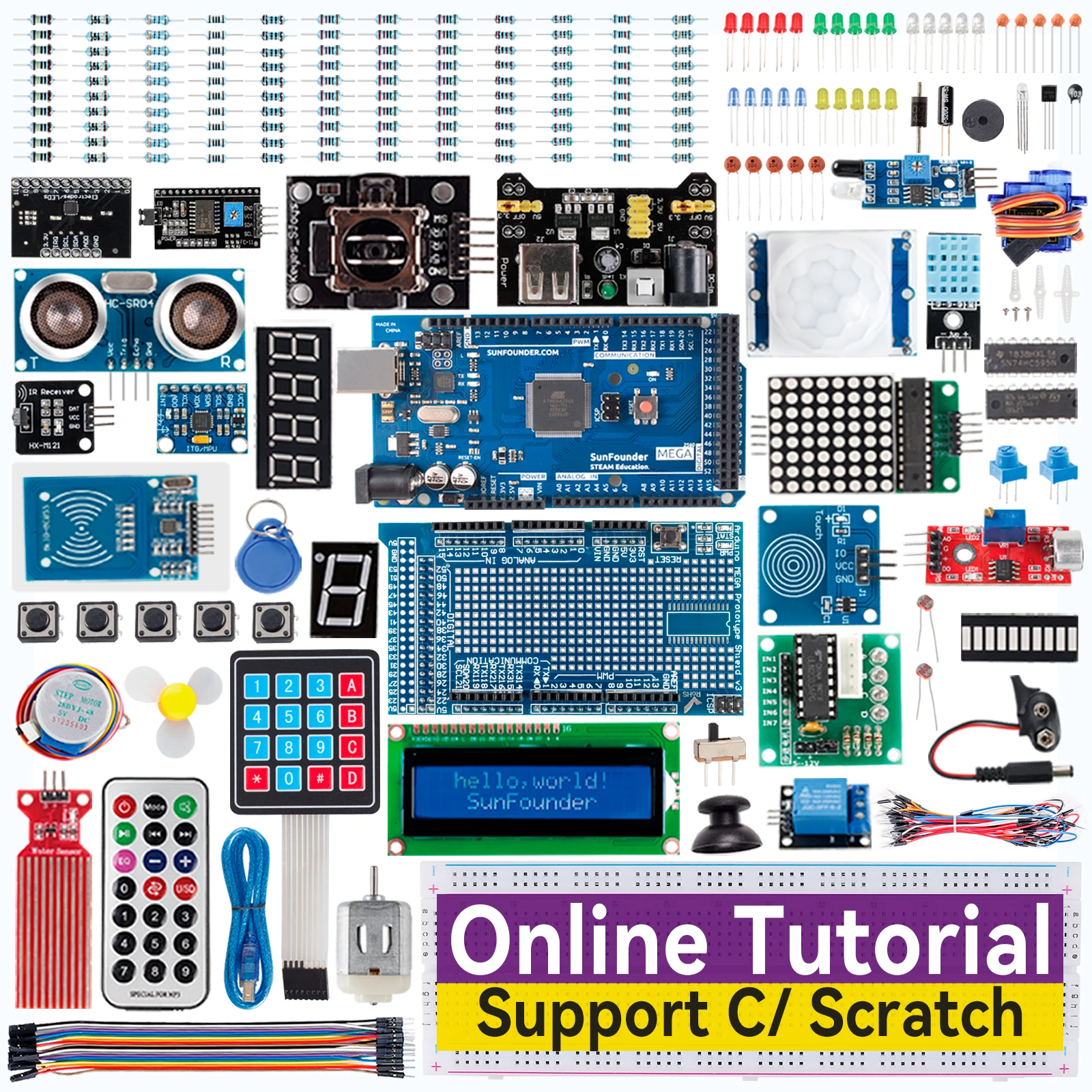 SunFounder Project The Most Complete Electronics Starter Kit Compatible ...