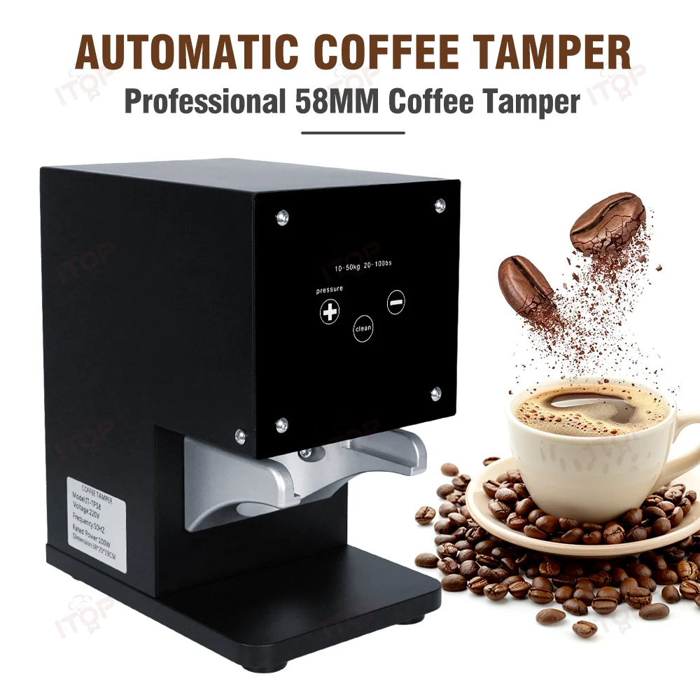 ITOP-TP58-Electric-Tamper-58MM-For-Coffee-Automatic-Bean-Powder-Flat ...