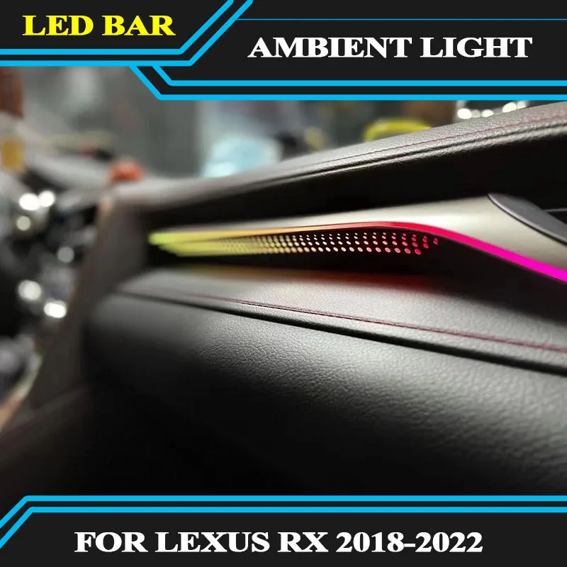 Led-Active-Symphony-Flashing-Glow-inter-car-ambient-light-For-Lexus-RX ...