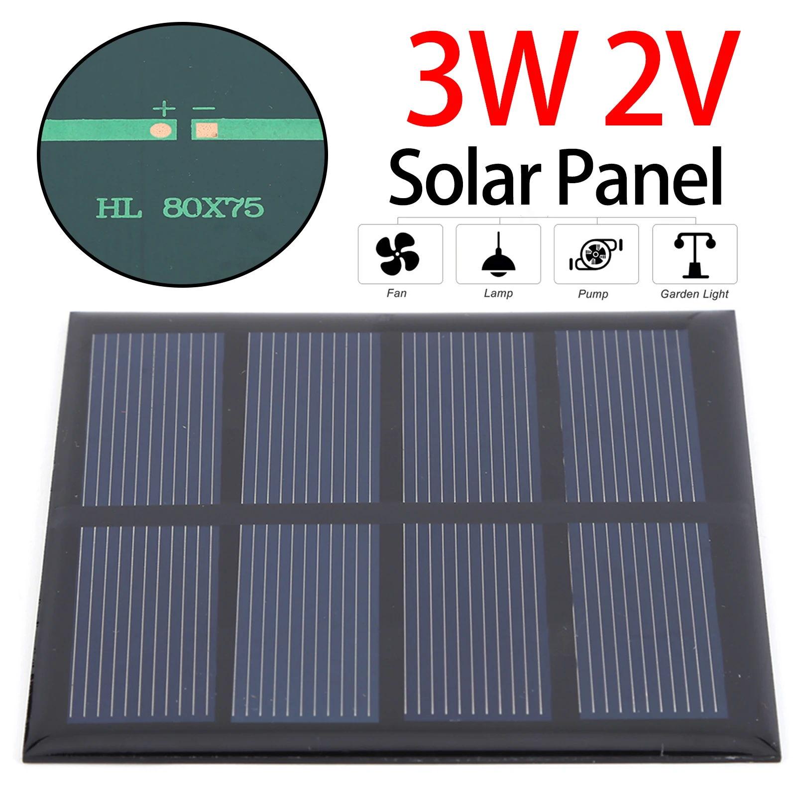 3W-Battery-Charger-Solar-Panel-USB-Output-Polycrystalline-Solar-Panel ...