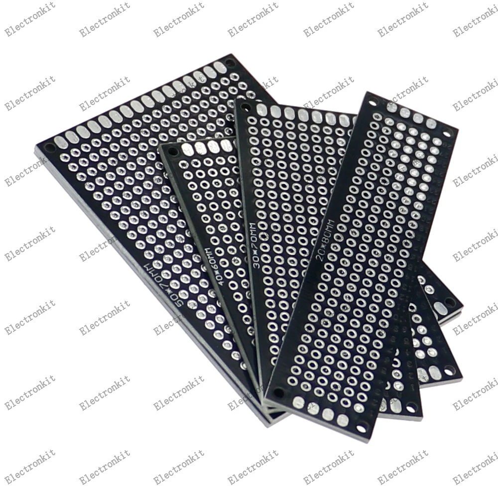 20pcs/lot Pcb Prototype Board Circuit Protoboard Universal Stripboard ...