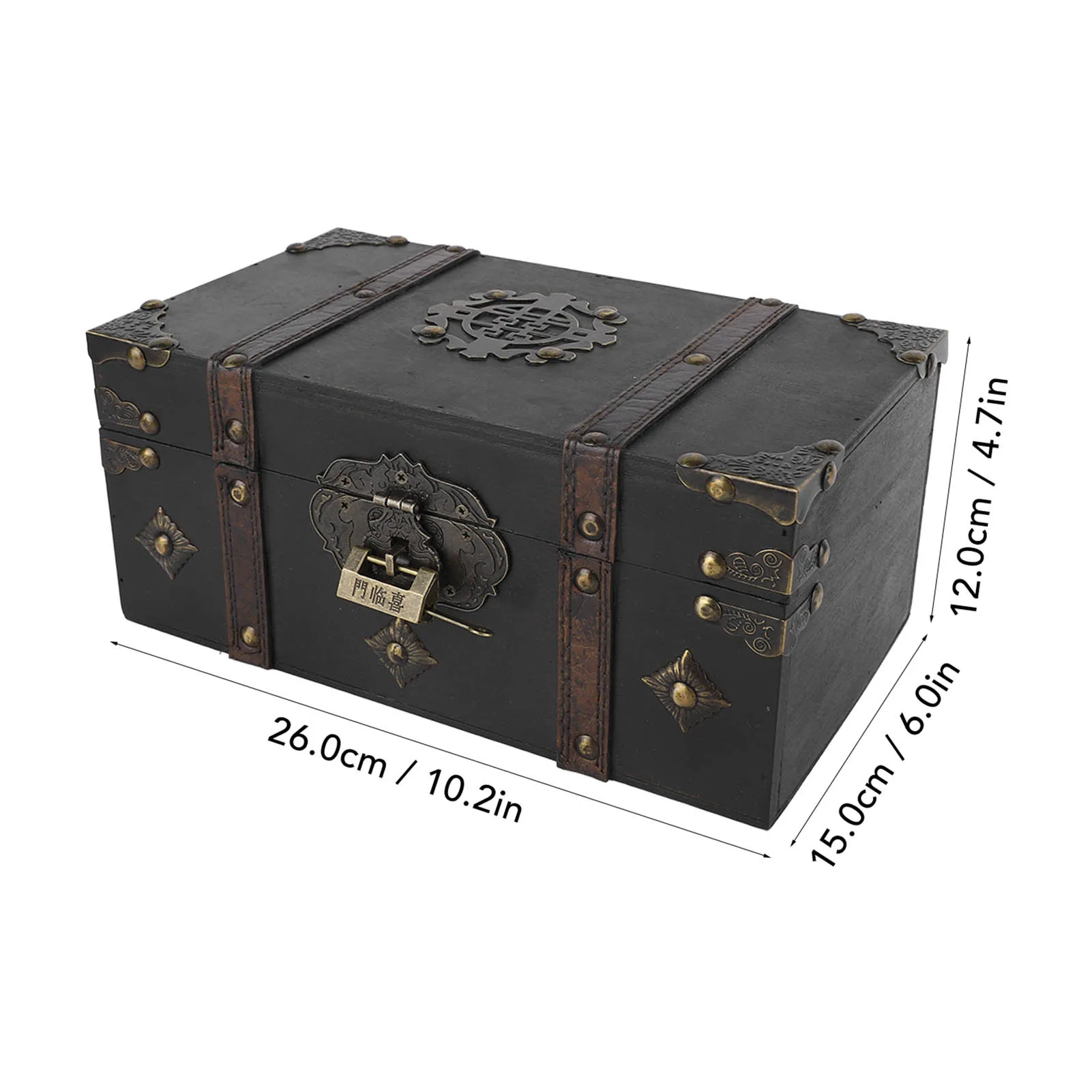 Vintage-Wooden-Storage-Box-Durable-Multifunctional-Delicate-Treasure ...