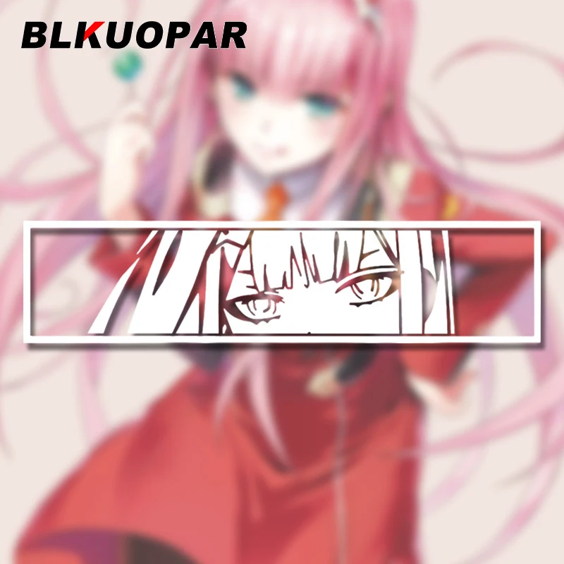 BLKUOPAR Zero Two Eyes Car Stickers RV JDM Anime Creative Decal ...
