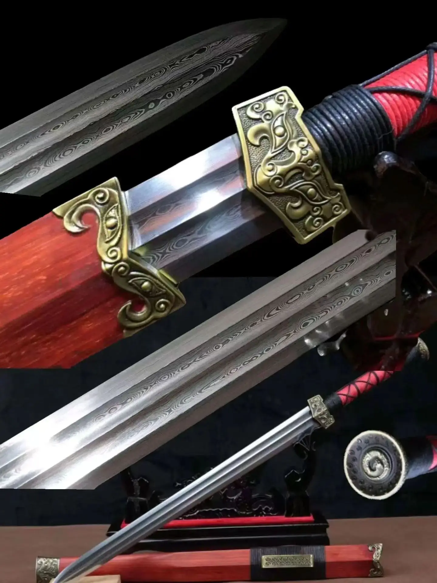 Chinese-Kungfu-Traditional-Battle-Sword-Might-and-Power-Real-Handmade ...