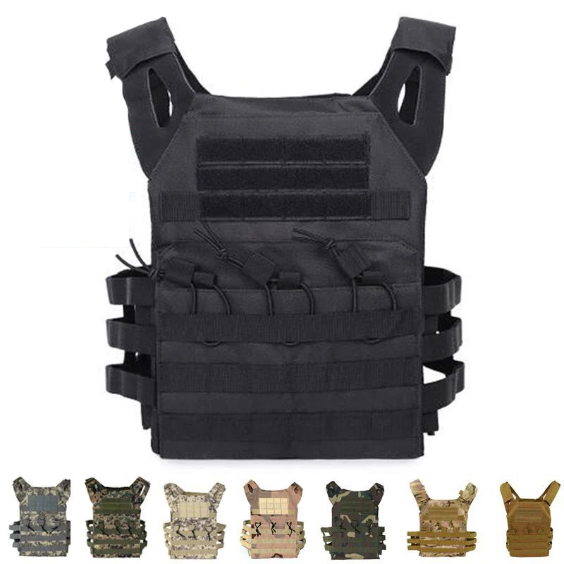 Bullet-Proof-Vest-Hunting-Tactical-Vest-Military-Molle-Plate-Carrier ...