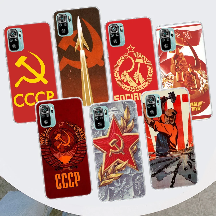 Soviet Union USSR Flag Phone Case For Xiaomi Redmi 10 10C 10A 9T 9C 9A ...