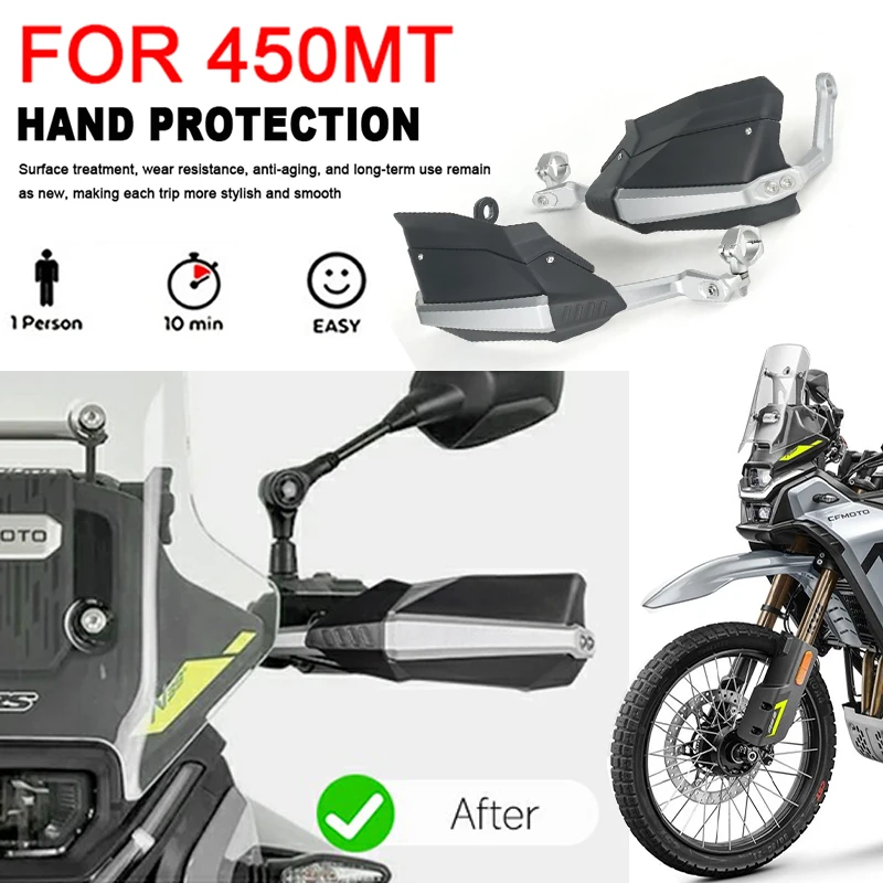 Motorcycle Hand Guard Wind Deflector Handlebar Handguard Protector ...