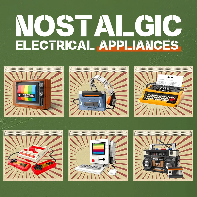 DIY-Retro-Electrical-Appliances-Furniture-TV-Computer-Tape-Walkman-Play ...