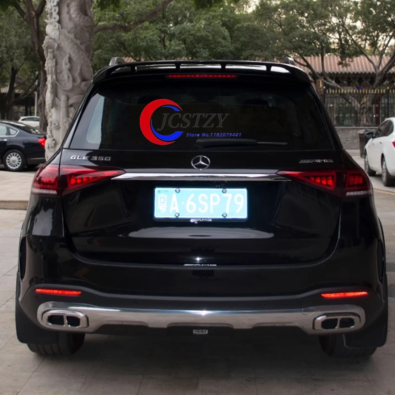 For Mercedes W167 GLE Roof Spoiler grade ML-class 2019 2020 ABS Plastic ...
